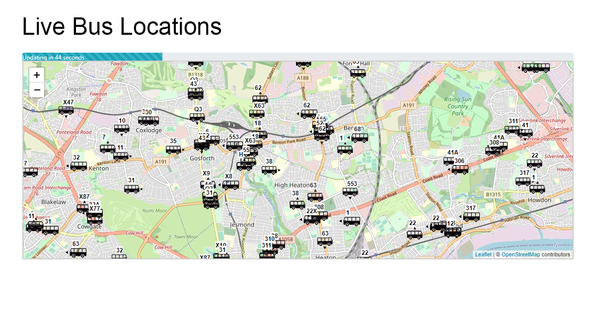 Live Bus Locations In Newcastle